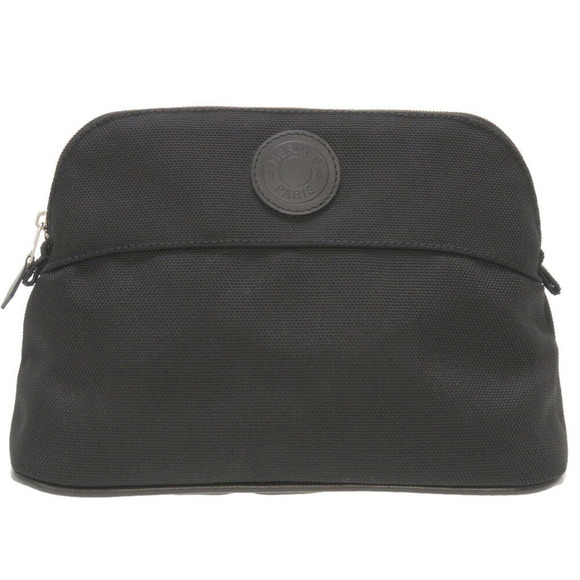 Hermes | Bags | Hermes Bolide Pouch Canvas Serie Patch Black Bag | Poshmark